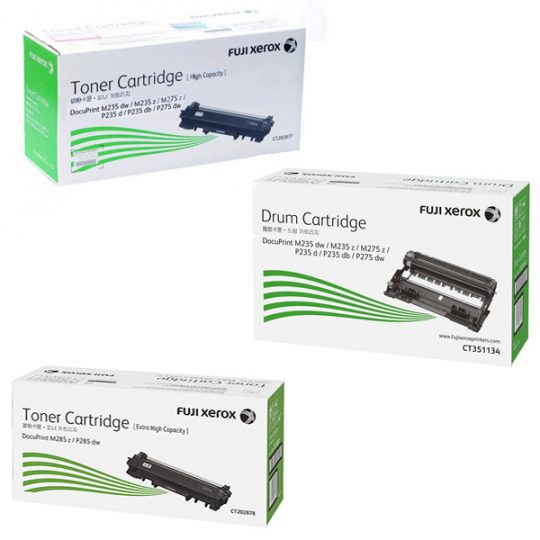 CT202877 Toner and CT202878 Toner and CT351134 Drum - Ink Toner Cartridge