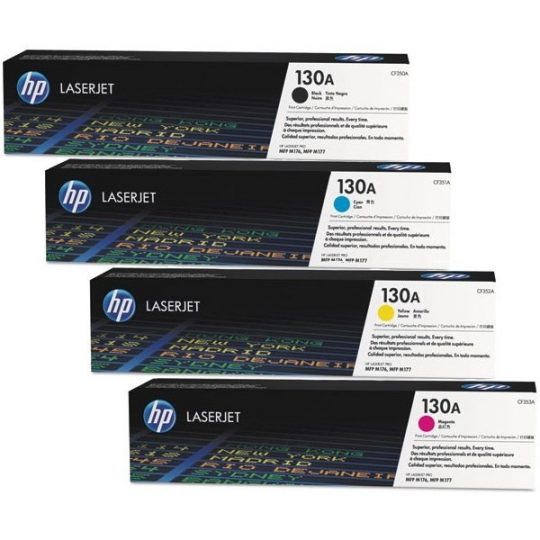 HP 130A Black Cyan Magenta Yellow - Ink Toner Cartridge